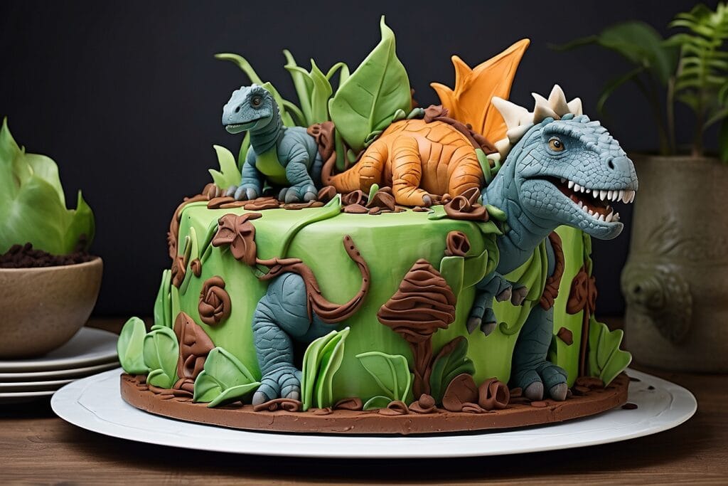 Dinosaur Cake: Bake & Decorate a Prehistoric Delight
