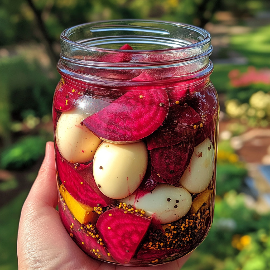 Quick Pickled Eggs and Beets – A Tangy and Vibrant Snack - RecipesLena