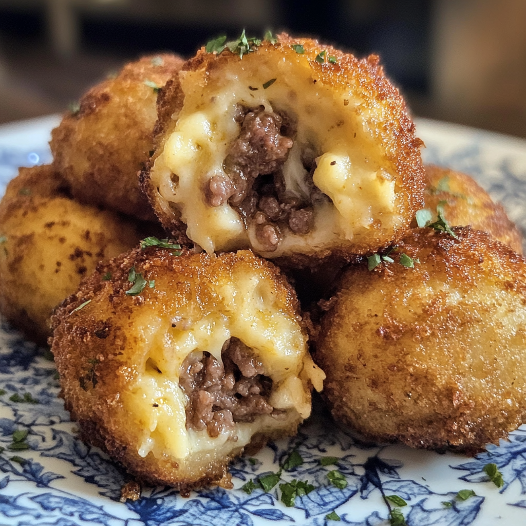 Easy Cheesy Beef Filled Bites - RecipesLena