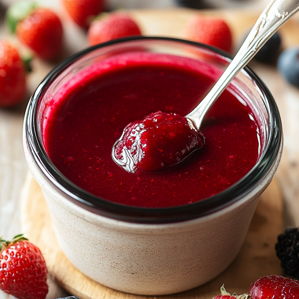 Quick & Easy Mixed Berry Coulis - RecipesLena