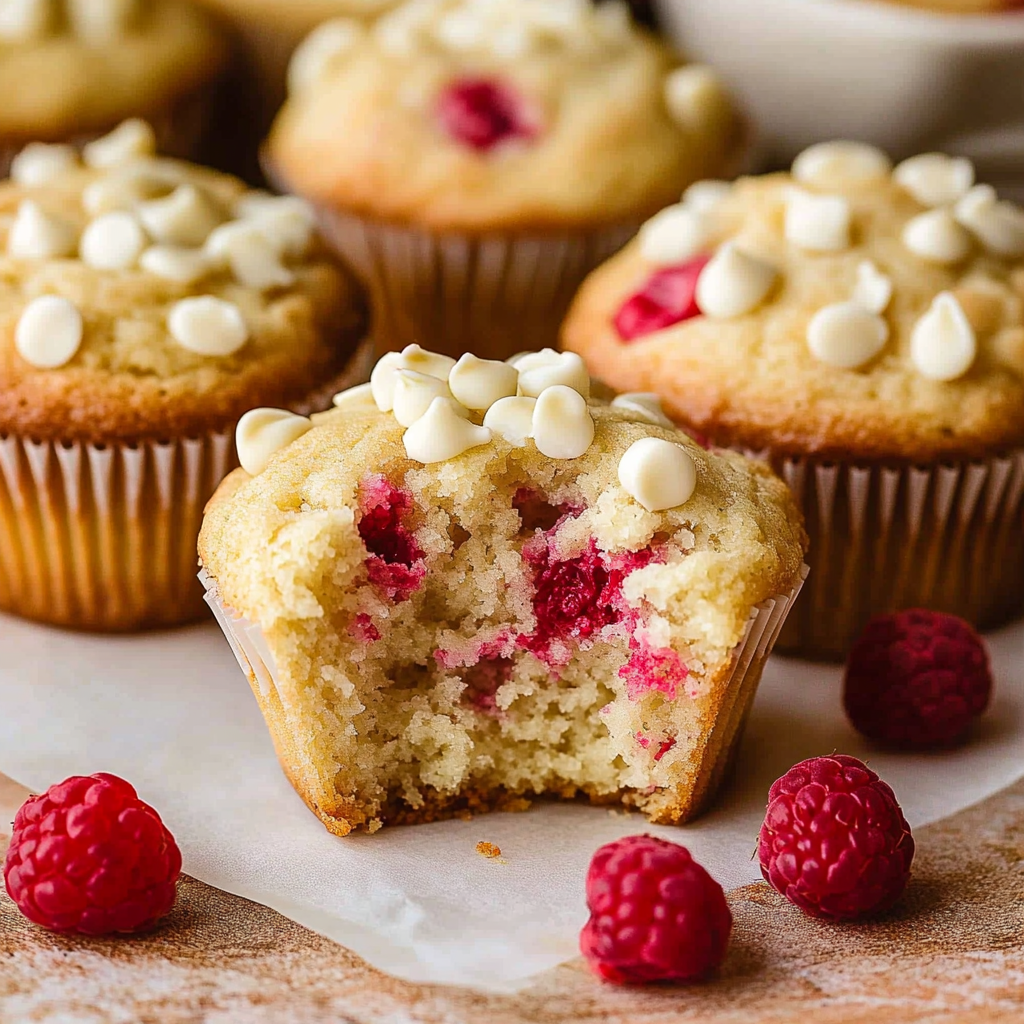 White Chocolate Raspberry Muffins - RecipesLena